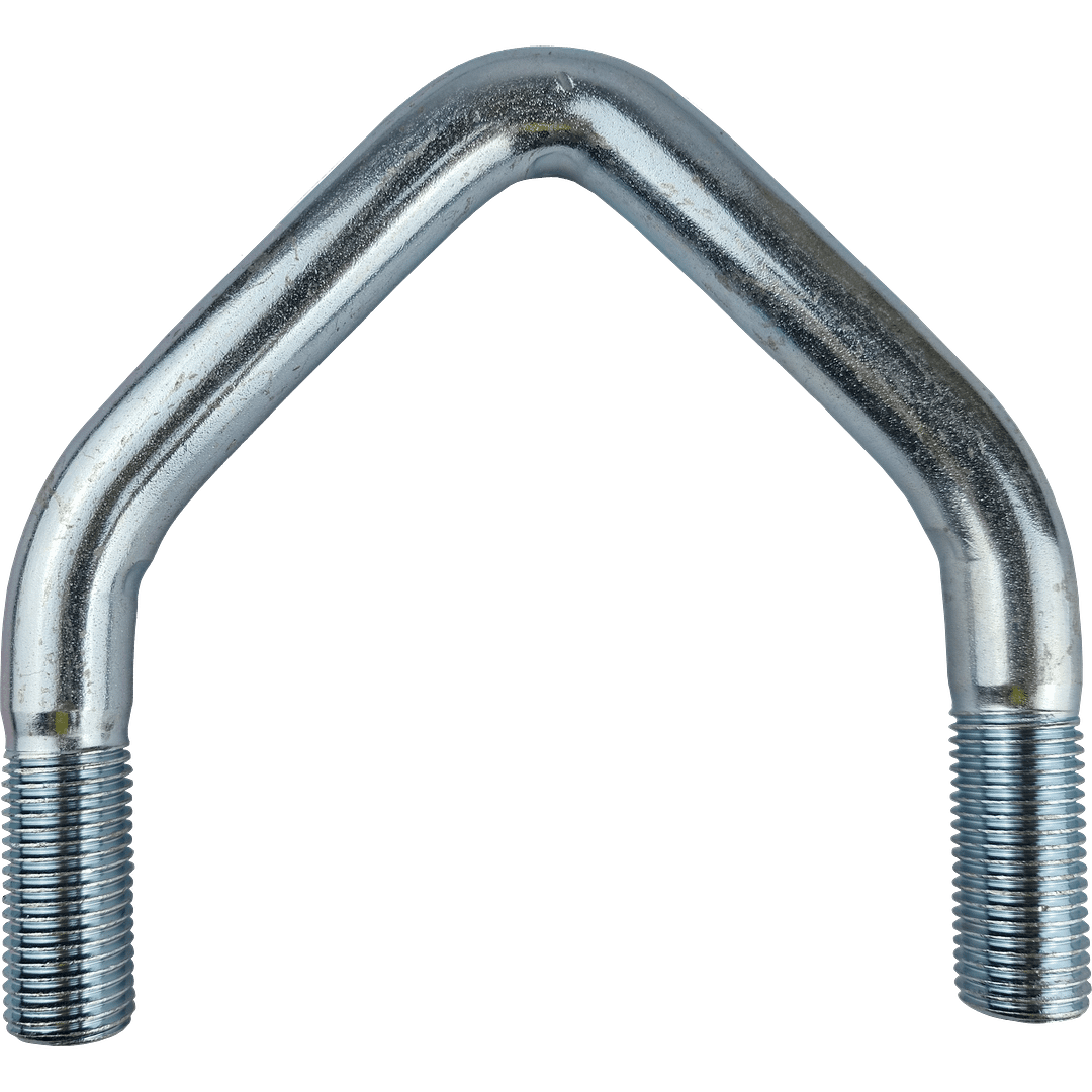 V Bolt (100mm x 100mm x 22mm) - 50mm Thread - BOSS Ag Parts