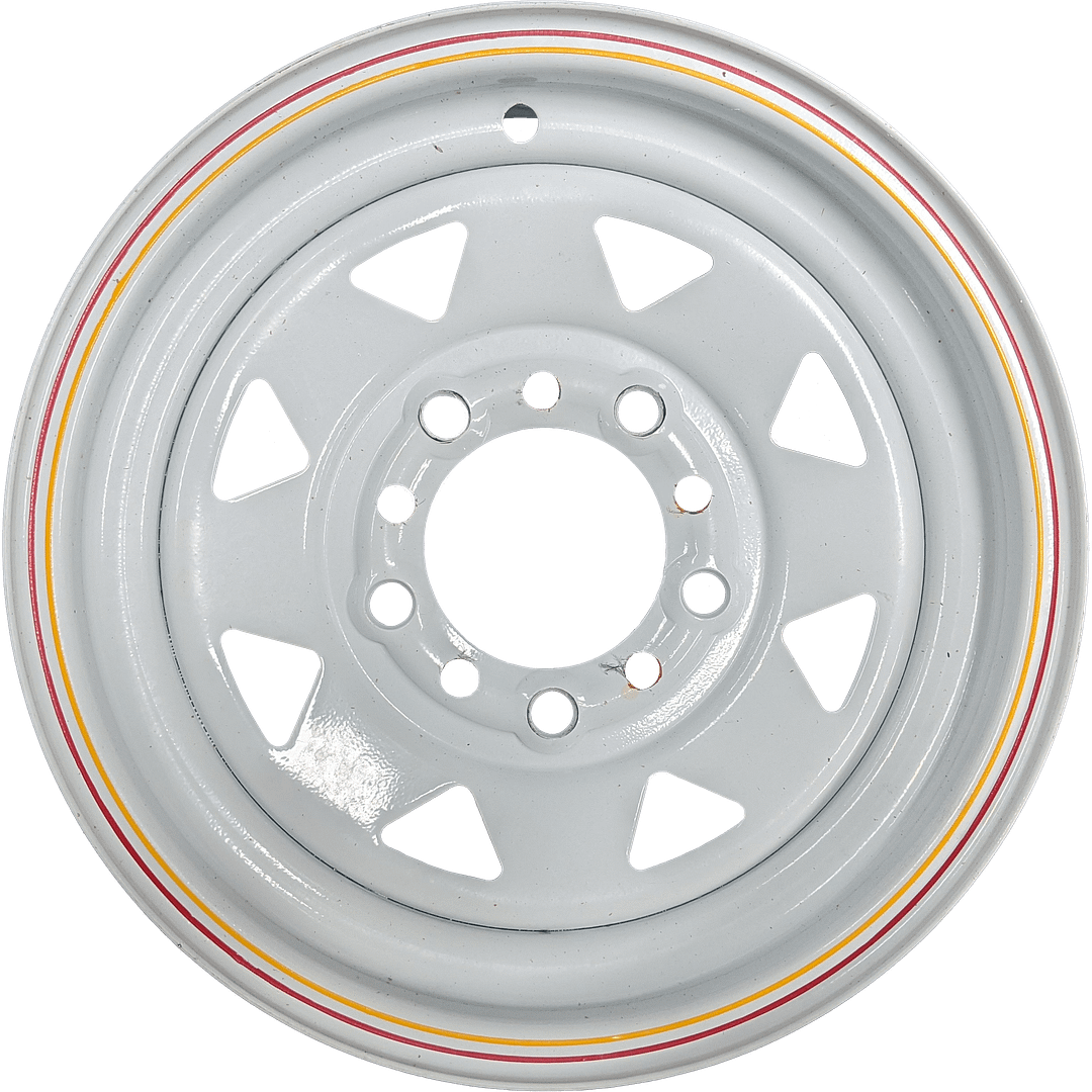 Rim 4" x 12" 5 Stud Ford Offset White @107.95mm PCD - BOSS Ag Parts