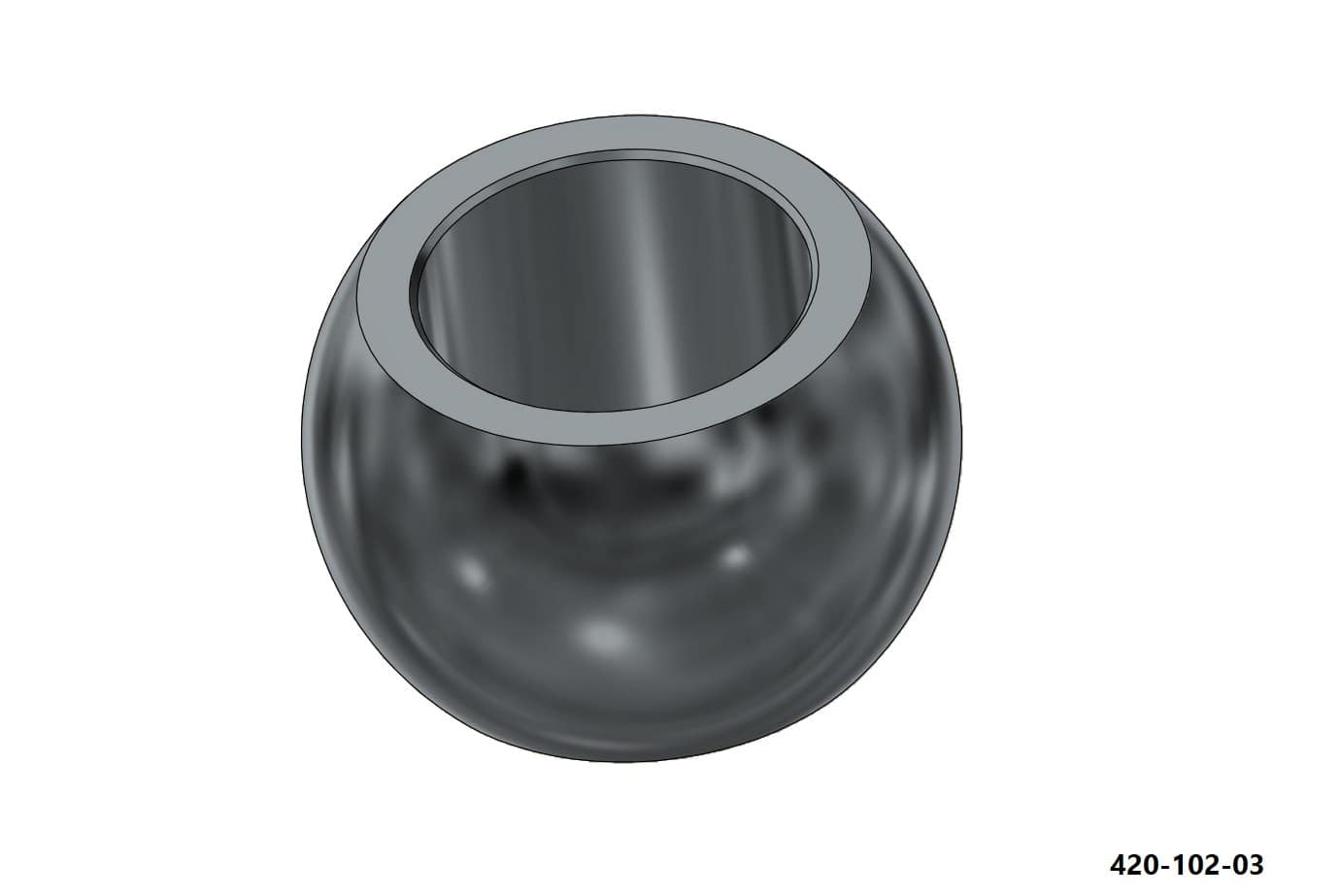 Drawbar Tongue Ball Hardened - BOSS Ag Parts