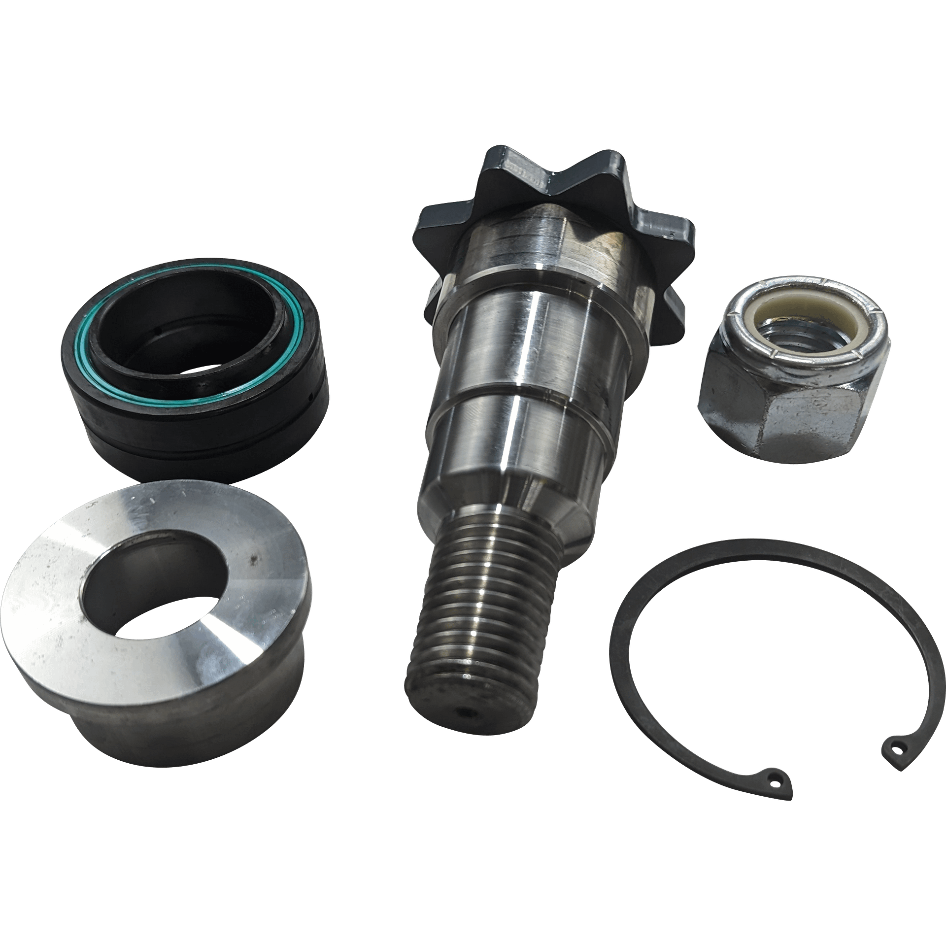 Frame Pin Kit (168.5mm) - 50mm Spherical Ball Bearing - Grey - BOSS Ag ...